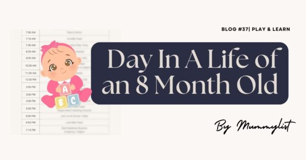 8 Month Old Baby Sample Daily Schedule (Feeding, Naps & Play)
